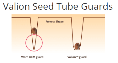Valion seed tube guards | Solid Rock Ag Solutions